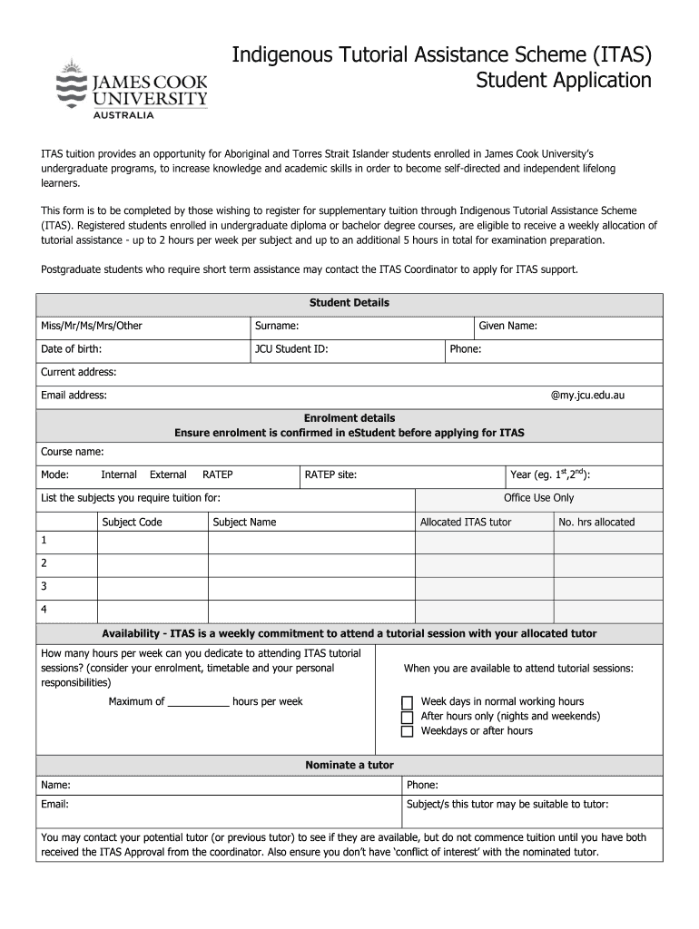Fillable Online Membership application form - JCU Fax Email Print - pdfFiller