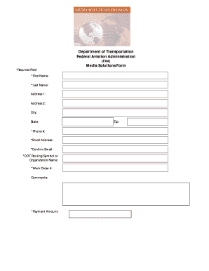 Fillable Online FAA Form 8110-14 - Statement of Qualifications (DAR ...