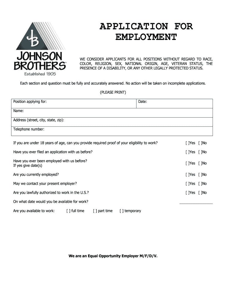 Fillable Online Application For Employment - Kirkwood Bank Fax Email ...