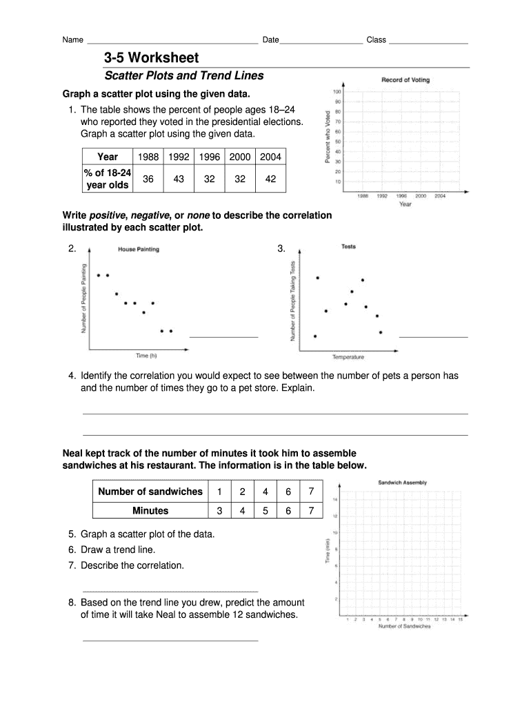 Fillable Online 3-5 Worksheet Fax Email Print - pdfFiller