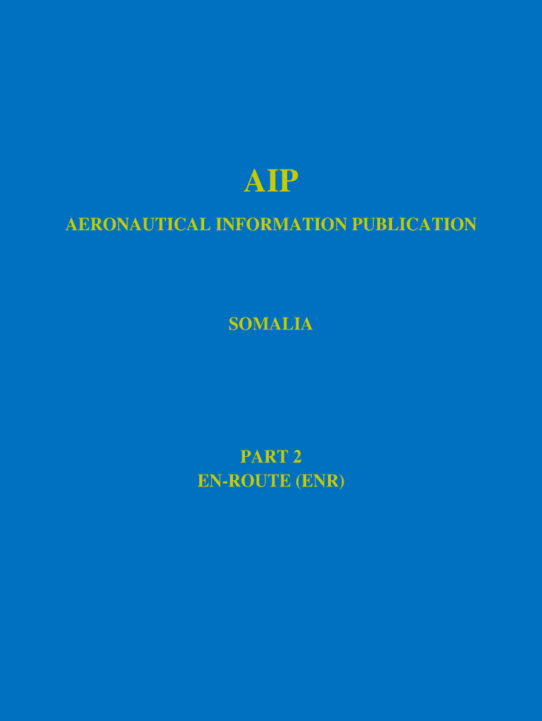 Fillable Online aeronautical information publication somalia part 2 en ...