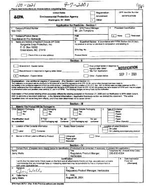 Fillable Online U.S. EPA, Pesticide Product Label, TOUCHDOWN PRO ...