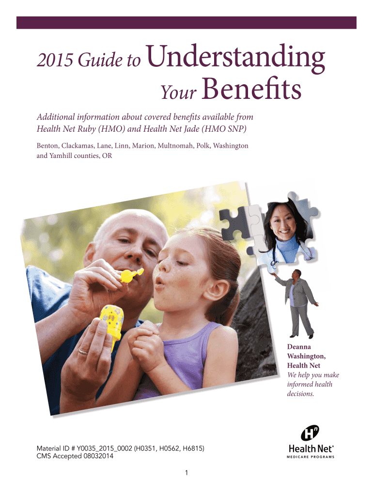 Fillable Online 2019 Health Net Ruby (HMO) H Benton, Linn, Marion, Polk ...