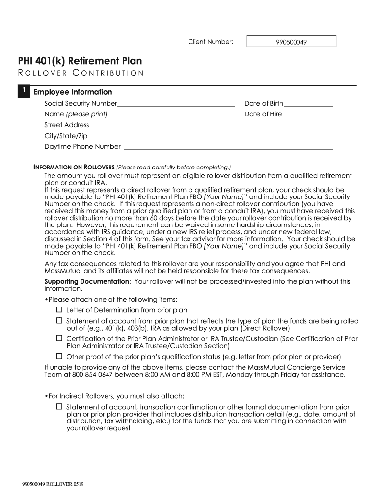 Fillable Online Rollover Form - Voya Financial Login Fax Email Print - pdfFiller