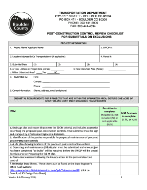 Fillable Online utility major permit submittal material transmittal ...