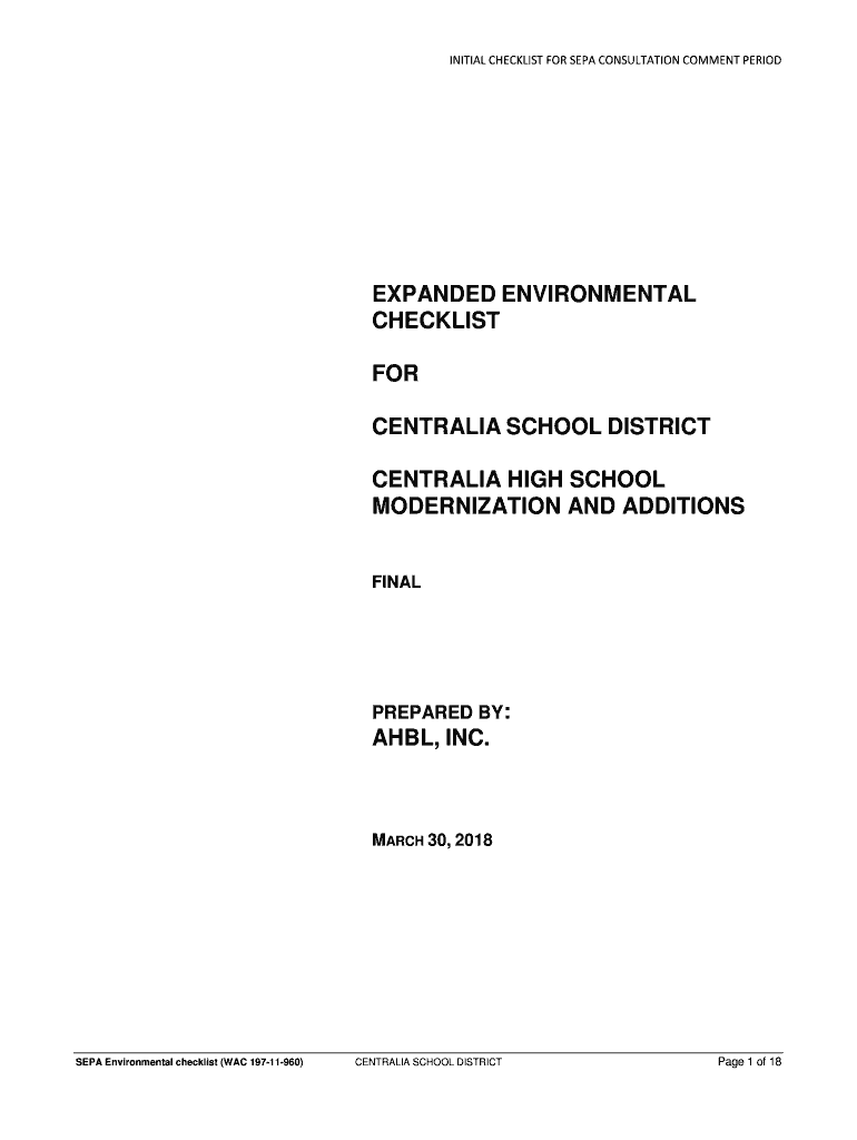 Fillable Online fortress wa sepa environmental checklist - Access WA ...