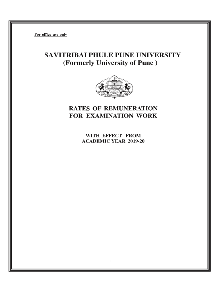 Sppu Remuneration - Fill Online, Printable, Fillable, Blank | pdfFiller