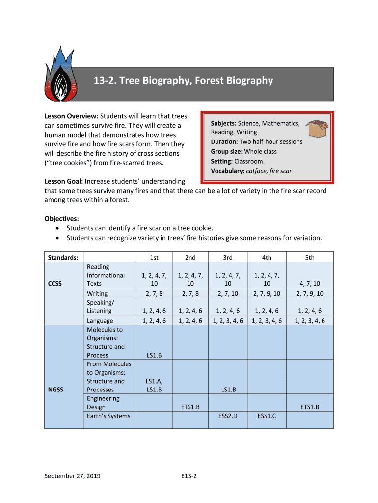Fillable Online 13-2. Tree Biography, Forest Biography Fax Email Print ...
