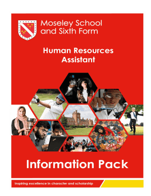 Fillable Online Assistant Site Manager - Moseley School and Sixth Form ... Fax Email Print ...
