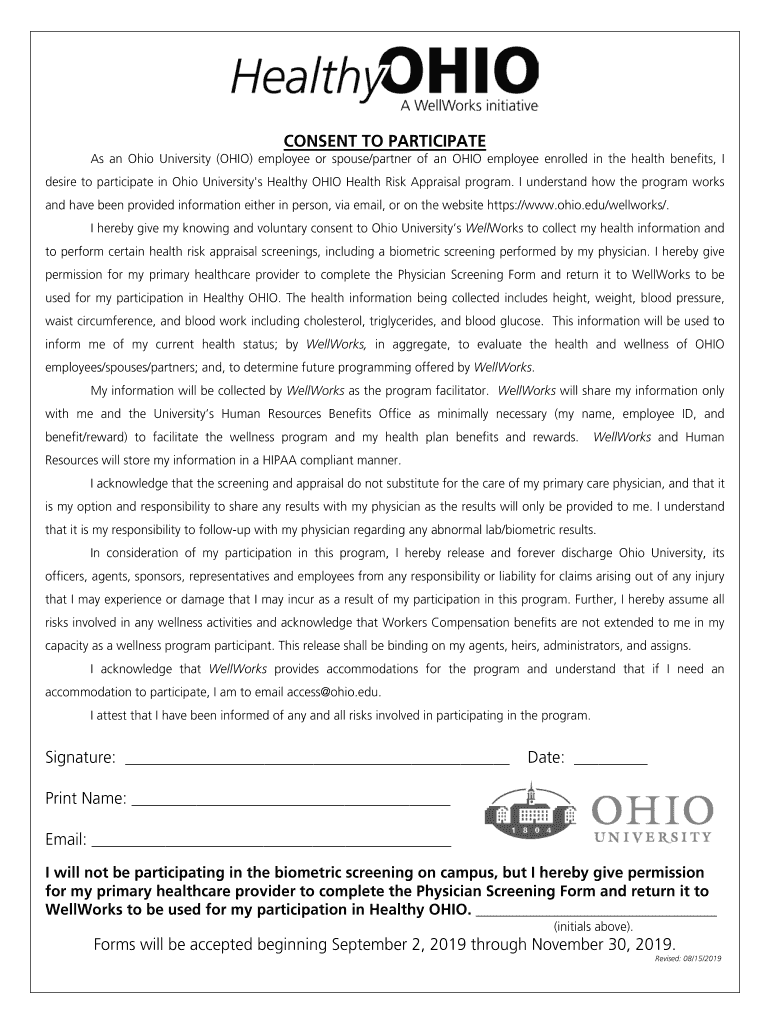 Fillable Online Medical Plan Specific Plan Details - OSU HR - The Ohio ...