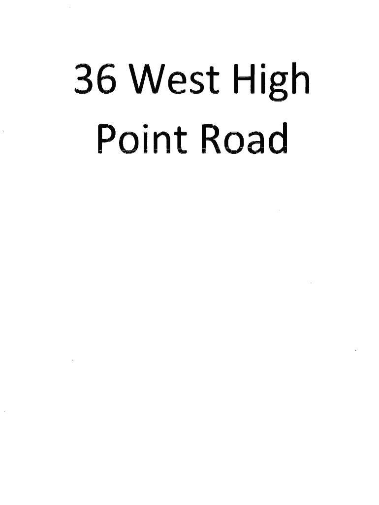 Fillable Online 36 West High Fax Email Print - pdfFiller