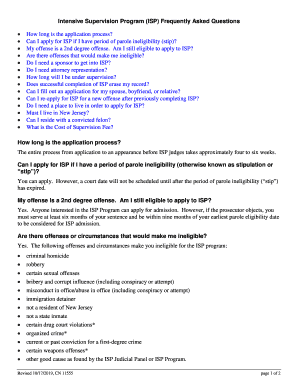 Fillable Online Intensive Supervision Program Brochure ISP - Criminal ...
