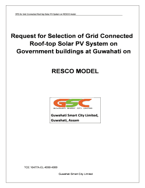 Fillable Online Request for Selection of Grid Connected Roof-top Solar ...