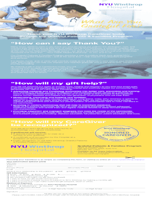 Fillable Online Download our Grateful Patients Brochure - NYU Winthrop ...