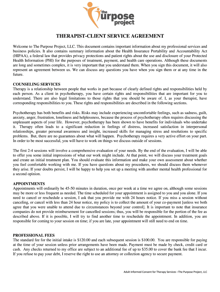 Fillable Online Client agreement template - Mage Knowledge Fax Email ...