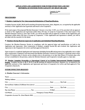 Fillable Online Distributed Generation Interconnection Application - Valley ... Fax Email Print ...