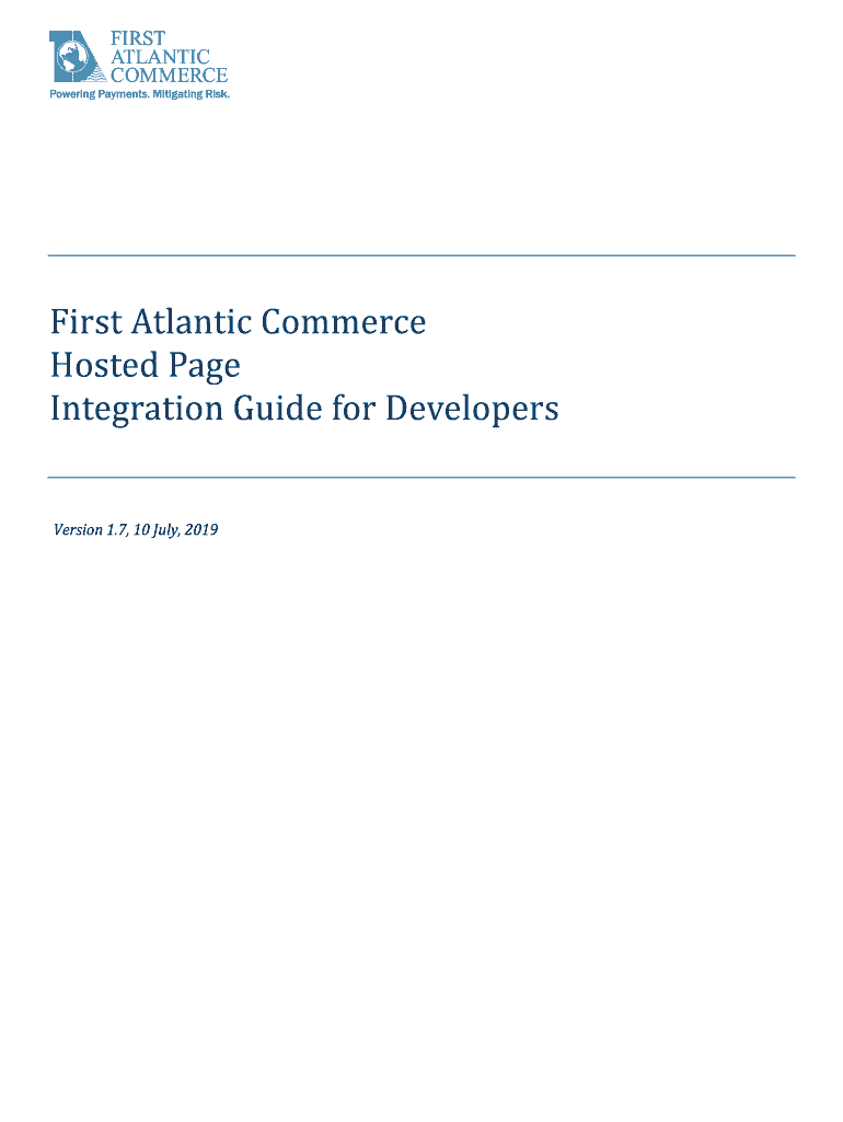 Fillable Online First Atlantic Commerce Fax Email Print - pdfFiller