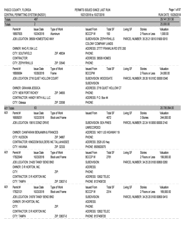 Fillable Online 1 PASCO COUNTY METROPOLITAN PLANNING ORGANIZATION ...