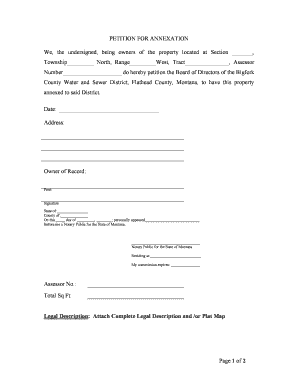 Fillable Online Annexation Request - City of Easley Fax Email Print - pdfFiller