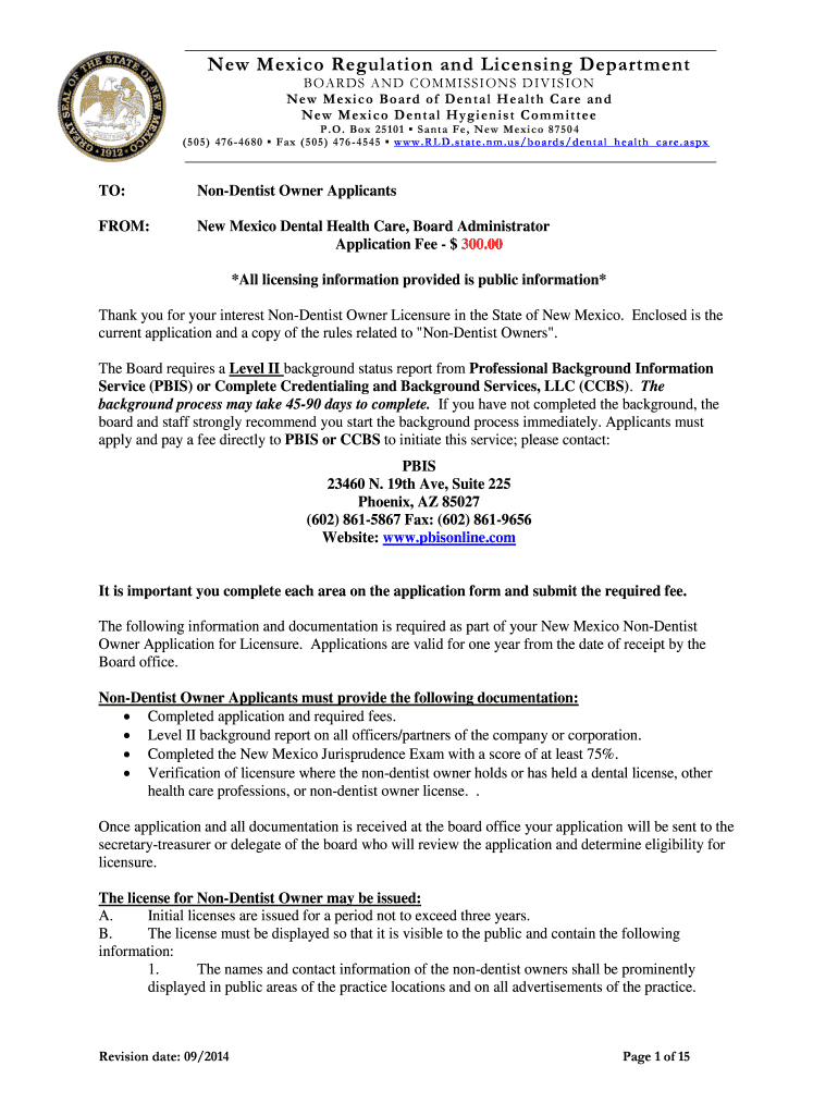 Fillable Online Fillable Online rld state nm BO AR DS A ND CO M MI SSI ...