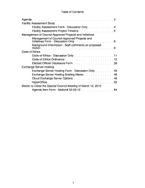 Fillable Online Agenda 2 Facility Assessment Study Facility Assessment ...