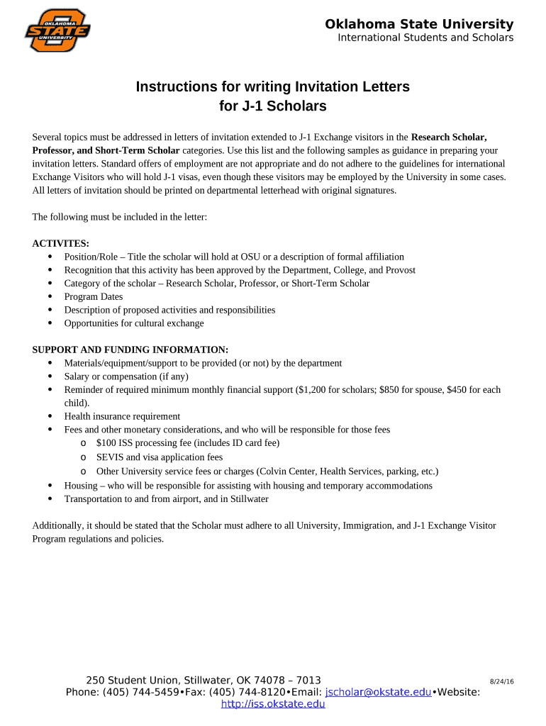 J-1 letter of invitation template - UF International Center - lcl ...