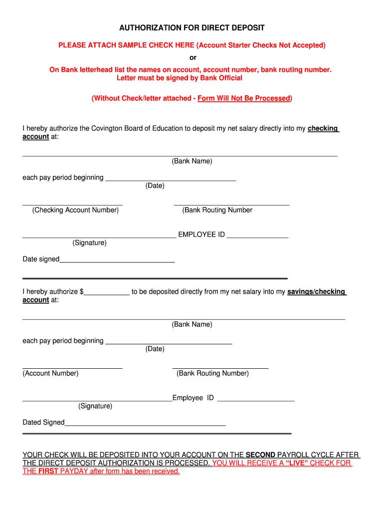 Fillable Online PLEASE ATTACH SAMPLE CHECK HERE (Account Starter Checks ...