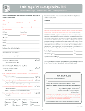 Fillable Online Little League Pledge - History and Use - Little League ...