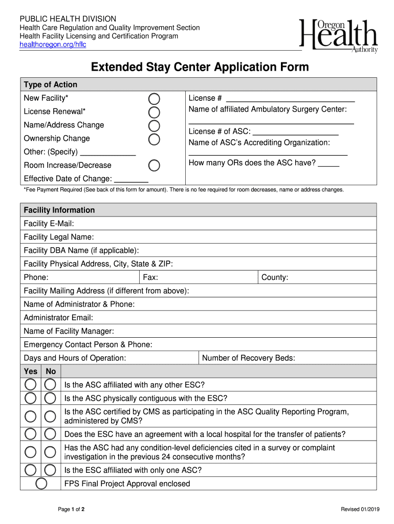 Fillable Online Health Care Facility Licensing and Certification - CDPH ...