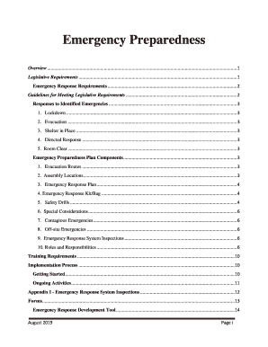 Fillable Online CMS EMERGENCY PREPAREDNESS FINAL RULE: ONE YEAR LATER ...