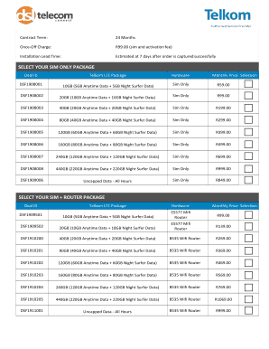 Fillable Online 00 (sim and activation fee) Fax Email Print - pdfFiller