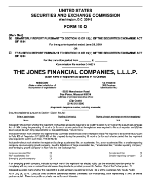 Fillable Online THE JONES FINANCIAL COMPANIES, L Fax Email Print ...