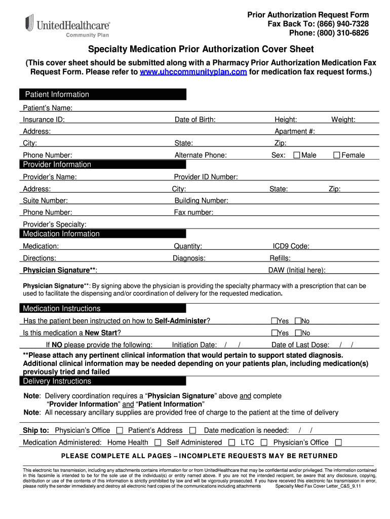 Fillable Online Fillable Online prior authorization request ... - PDFfiller Fax Email Print