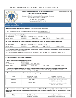 Fillable Online MA SOC Filing Number: 201270581840 Fax Email Print ...