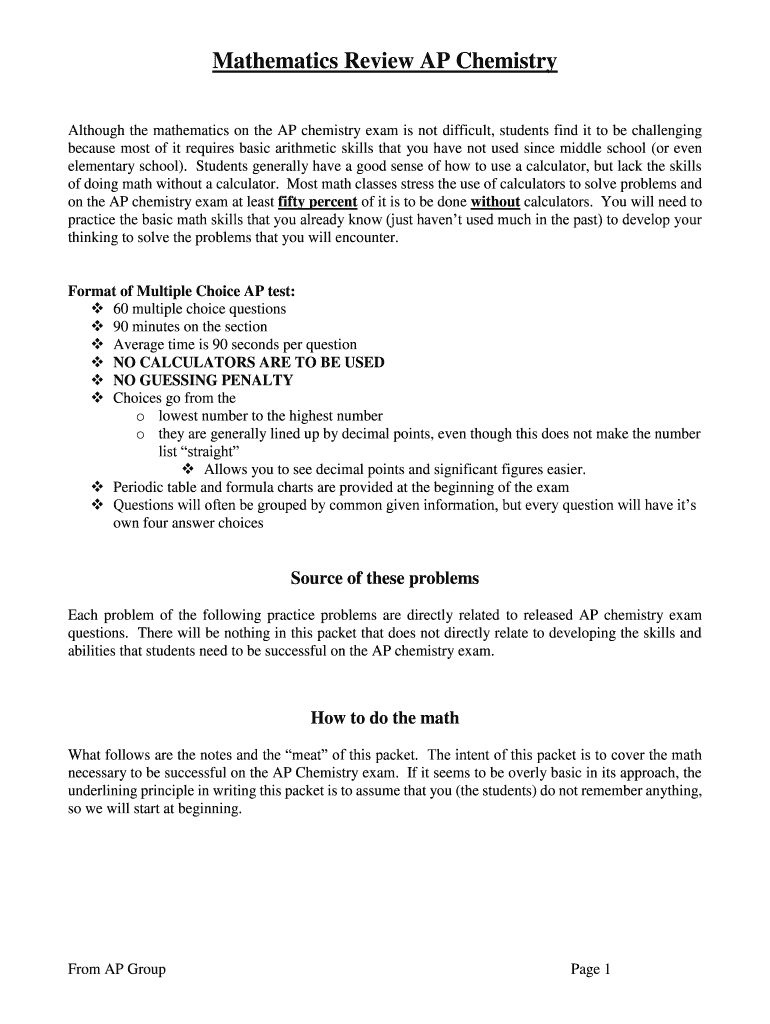 Fillable Online The 5 Best AP Chemistry Books: Full Expert Reviews Fax ...