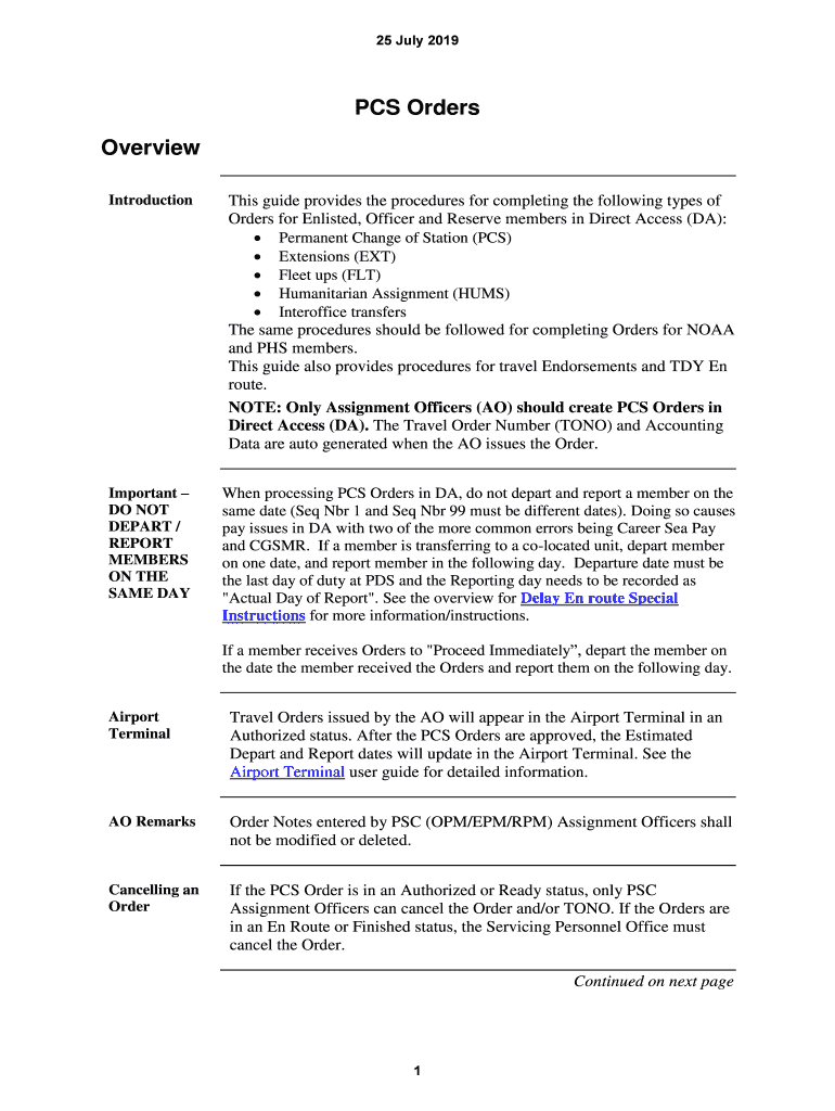 Fillable Online PCS Orders Fax Email Print - pdfFiller