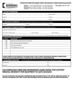 Fillable Online FAX COMPLETED FORM AND APPROPRIATE CHART NOTES THAT ...