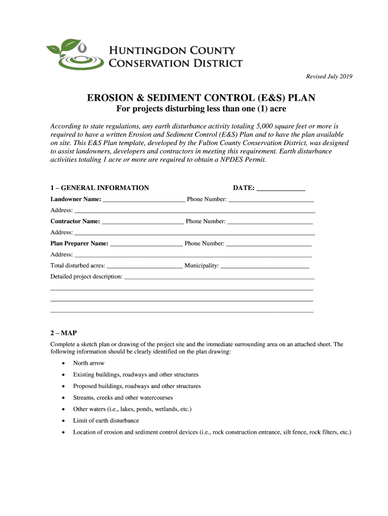 Fillable Online 5101 Sediment and Stormwater Regulations - State of ...
