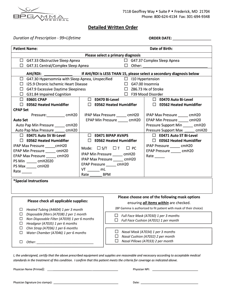 Bpg Mma Medical - Fill Online, Printable, Fillable, Blank | pdfFiller