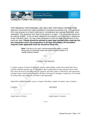 Fillable Online Sample Consent Form for Tissue Banking - Carilion ...