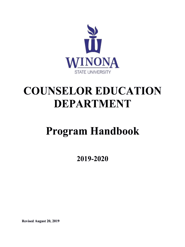 Fillable Online CED Program Handbook2019-2020Final.docx Fax Email Print ...
