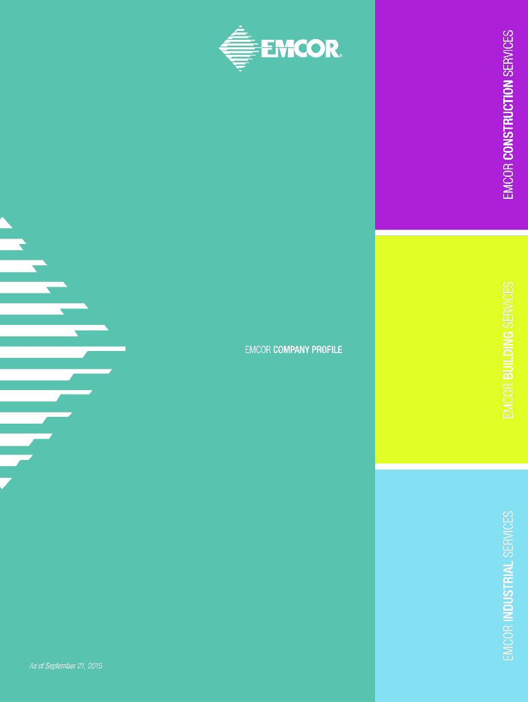 Fillable Online EMCOR CONSTRUCTION SERVICES EMCOR BUILDING ... Fax ...