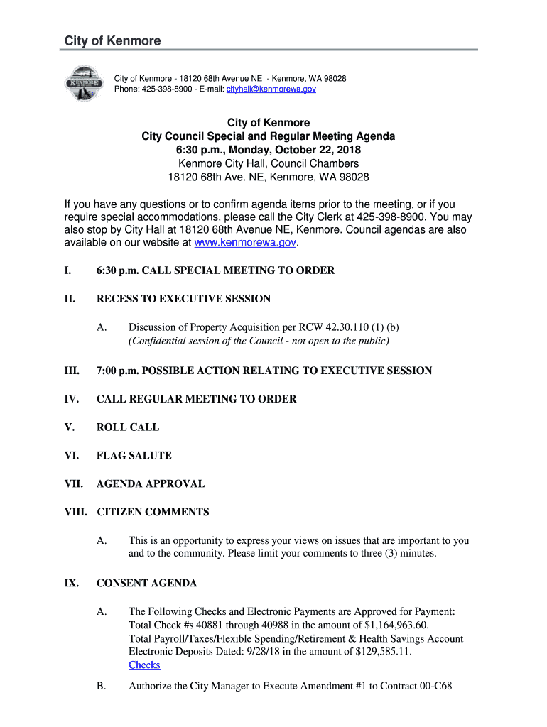 Fillable Online kenmore civicweb Fillable Online theraponuniversity ...