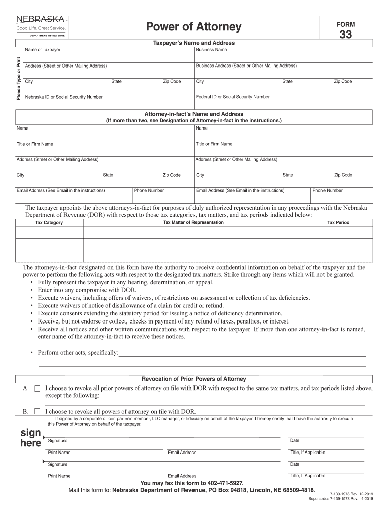 Form 33 nebraska: Fill out & sign online | DocHub