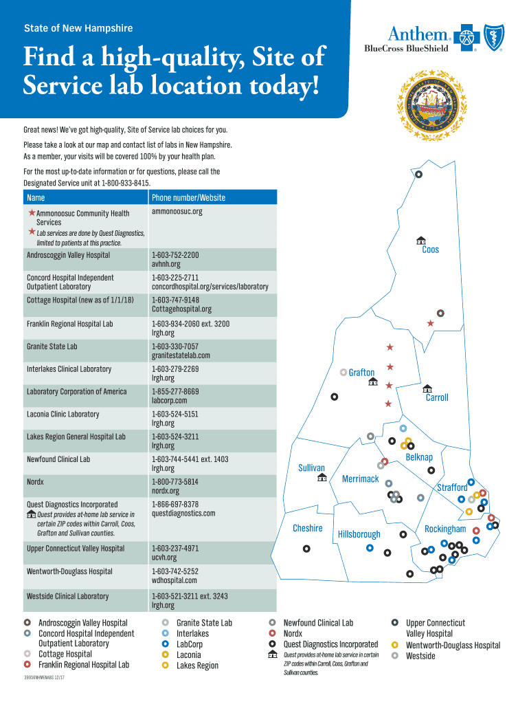 Fillable Online Welcome - Laboratory Services Unit - NH Department of ...