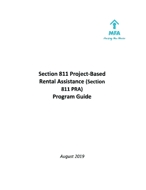 Fillable Online Section 811 PRA Program Guide - MFA Housing New Mexico ...