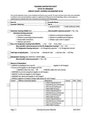 Fillable Online TRAINING-DISPOSITION SHEET Fax Email Print - pdfFiller
