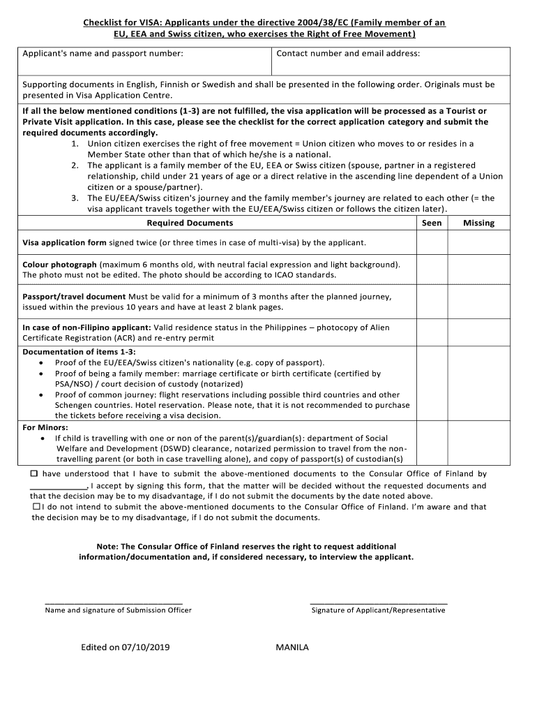 Tls Application Checklist - Fill Online, Printable, Fillable, Blank ...