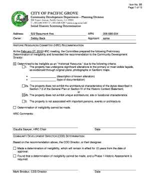 Fillable Online Application for Animal Keeping Permit - City of Pacific ...
