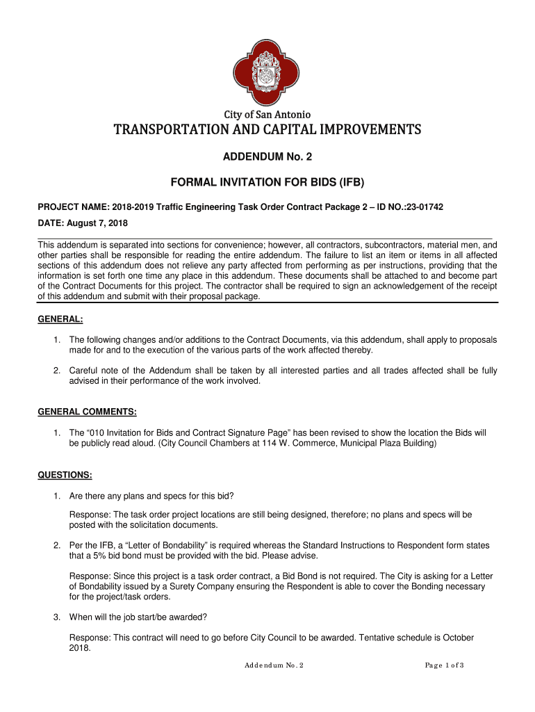 Fillable Online transportation and capital improvements - sa.Gov Home ...